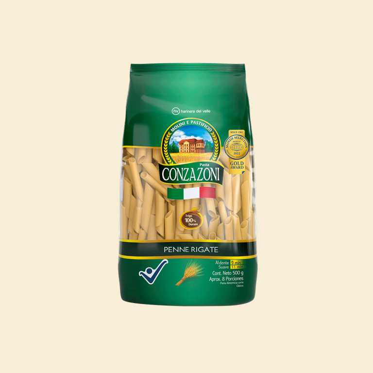 Penne rigate: la elección ideal para retener sabores - Conzazoni